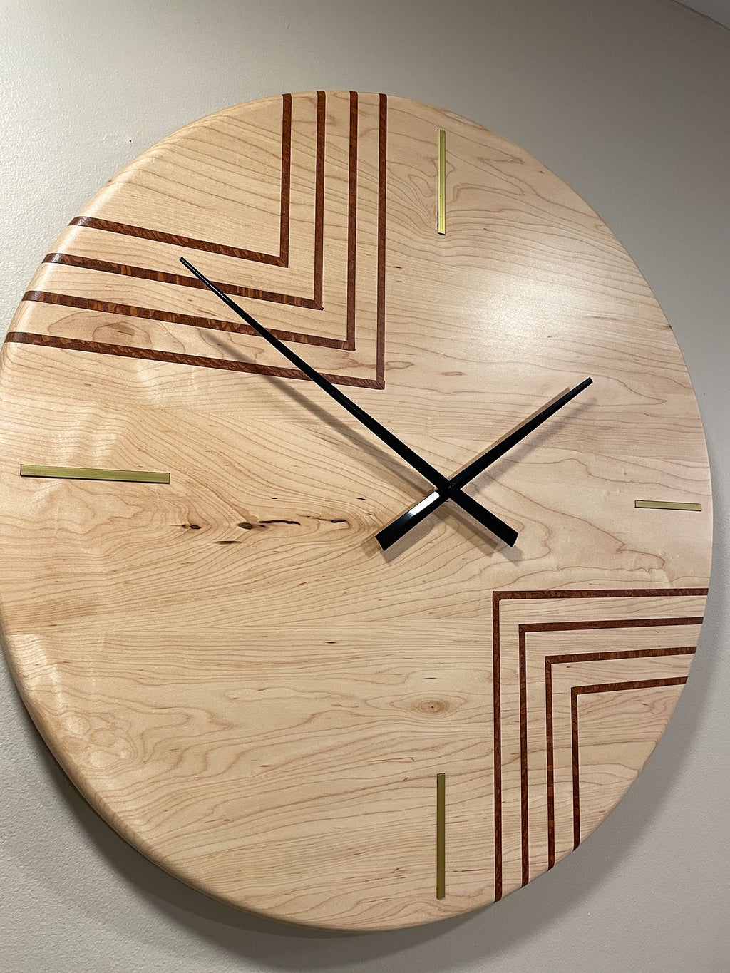 24 Inch Clocks – Maple Birch Woodworking Studio